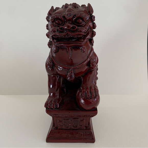 Art | Foo Dog Resin Figurine Sculpture | Poshmark